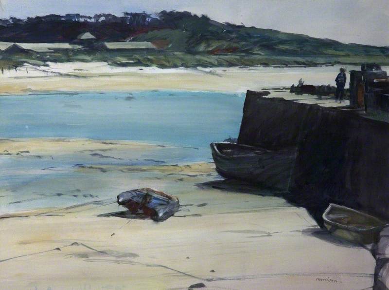Low Tide, Old Grimsby, Tresco, Cornwall de Neil Murison (1930-2018 ...