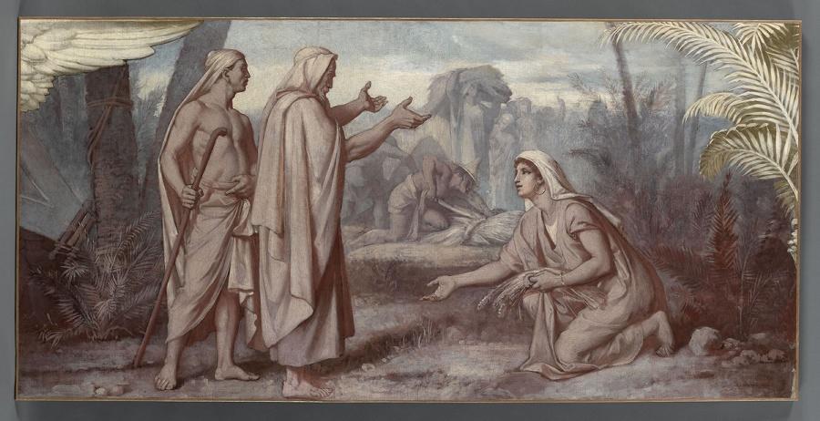 Reproductions De Peintures Ruth et Booz (Titre original) de Alexis ...